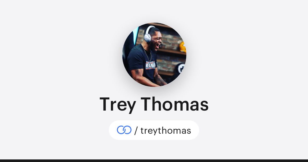 Trey Thomas (/treythomas) · solo.to