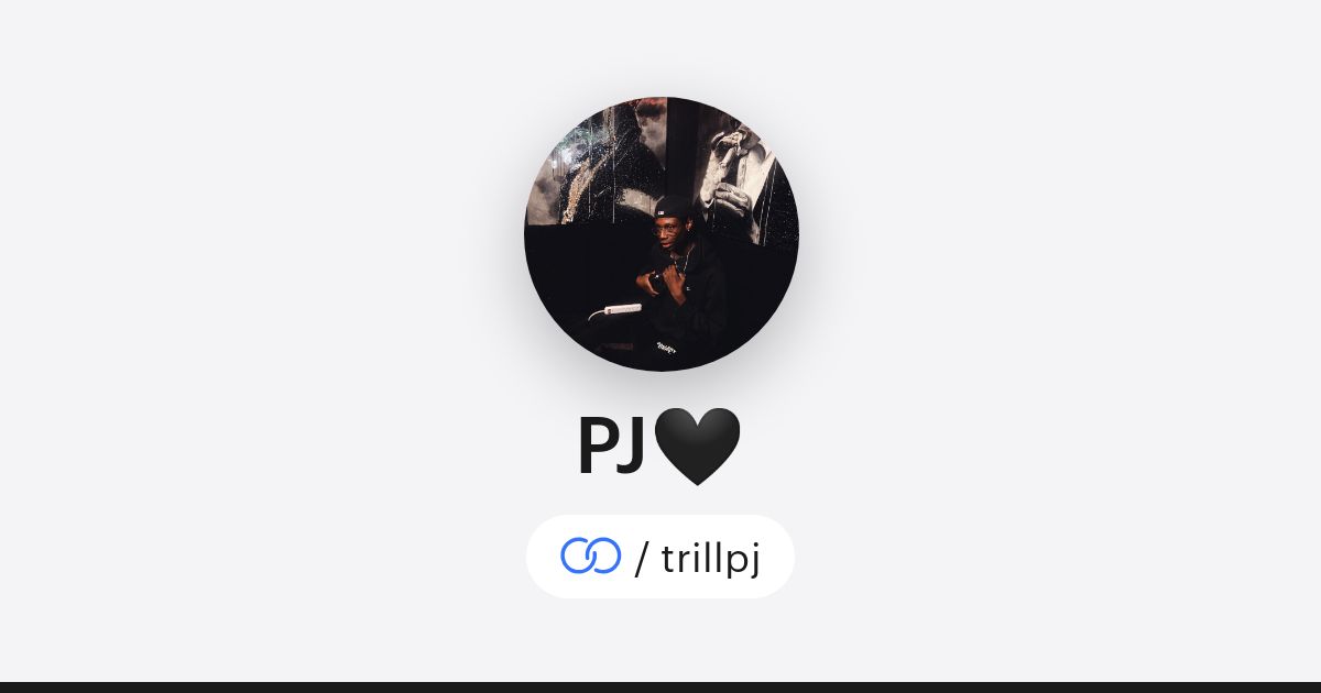 PJ🖤 (/trillpj) · solo.to