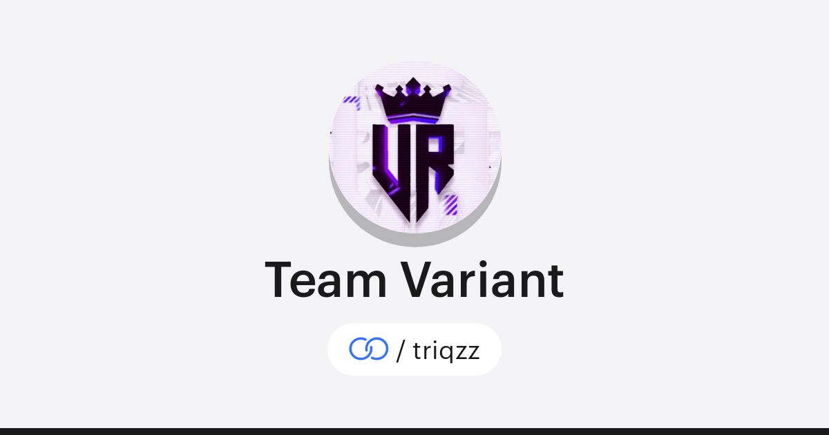 Team Variant (/triqzz) · solo.to