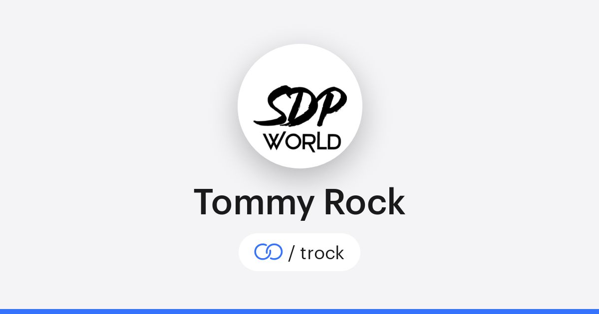 Tommy Rock (/trock) · solo.to