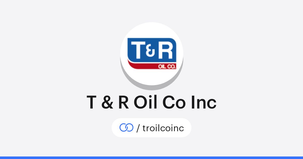 T & R Oil Co Inc (/troilcoinc) · solo.to