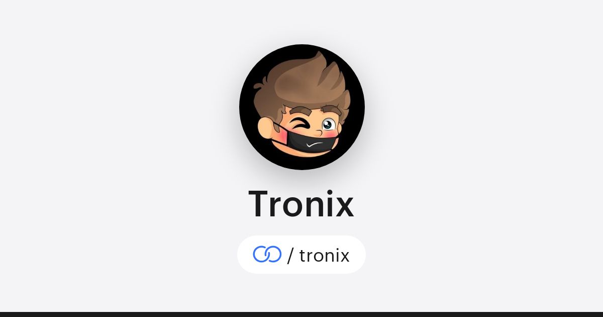 Tronix (/tronix) · solo.to