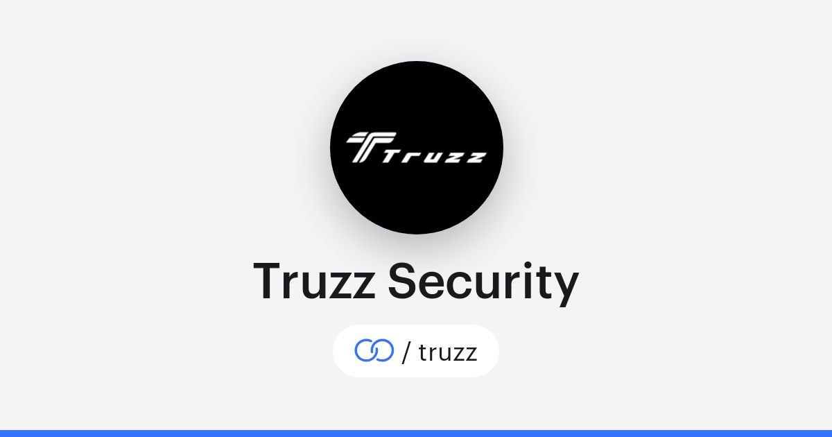 Truzz Security (/truzz) · solo.to