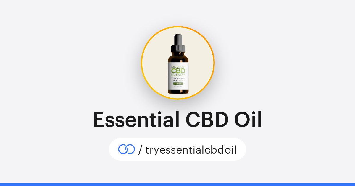 Essential CBD Oil (/tryessentialcbdoil) · solo.to