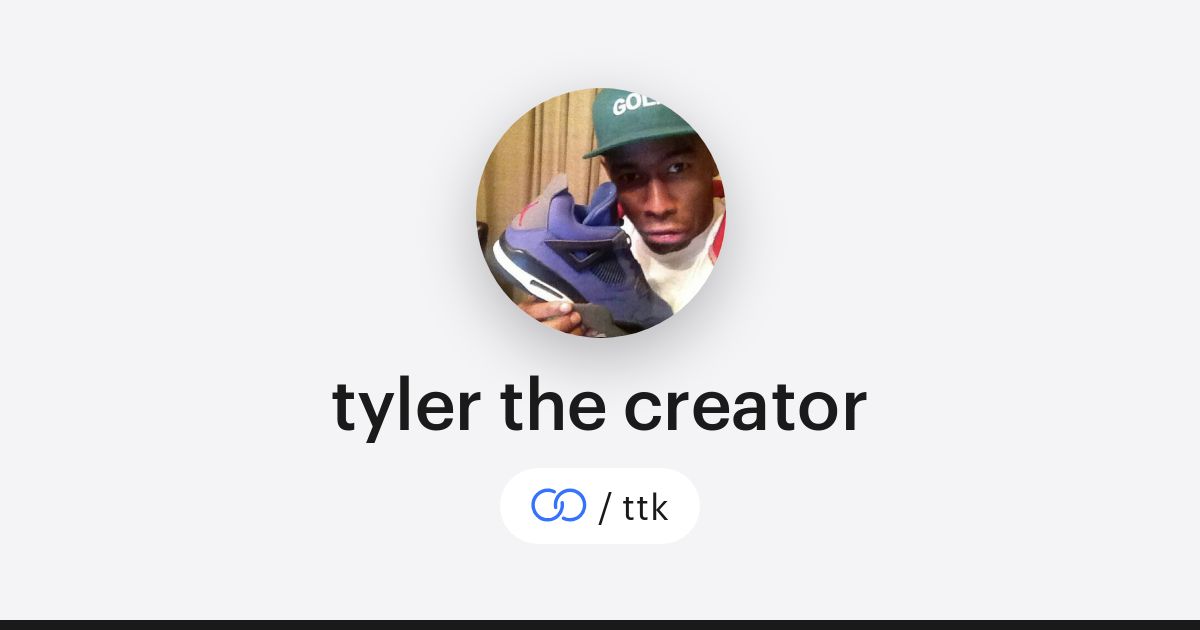 tyler the creator (/ttk) · solo.to
