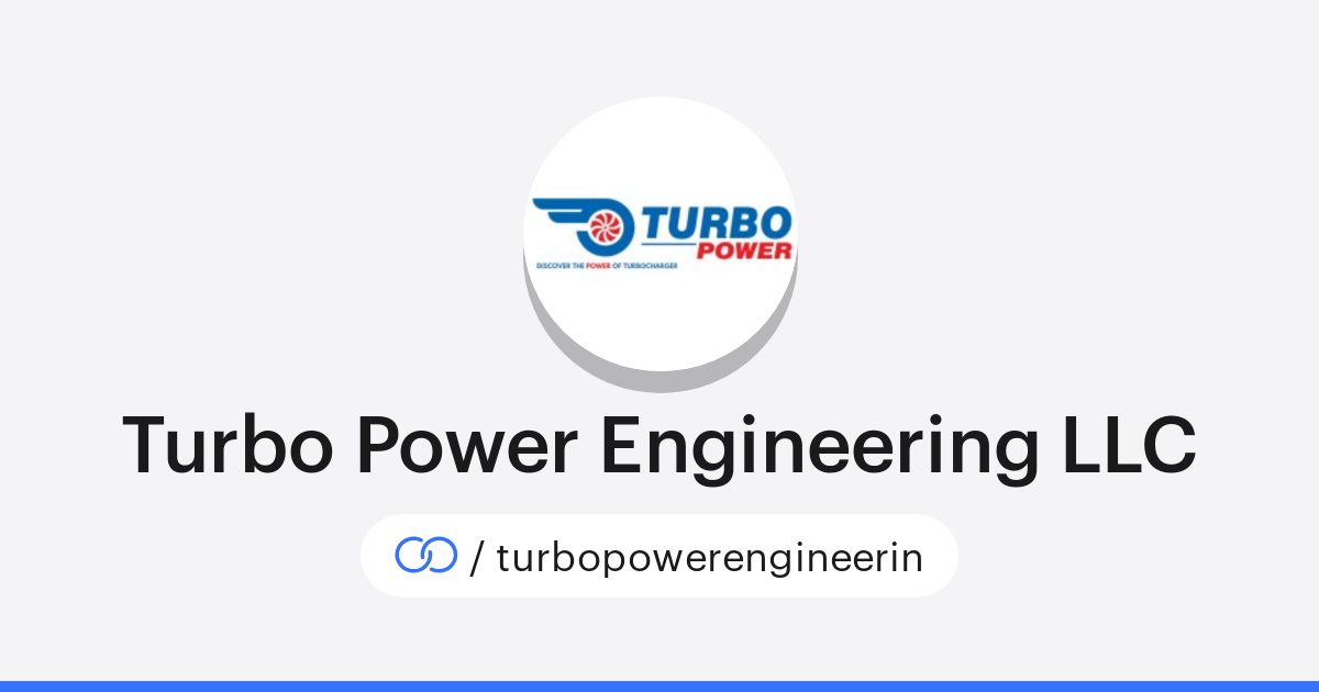 Turbo Power Engineering LLC (/turbopowerengineerin) · solo.to