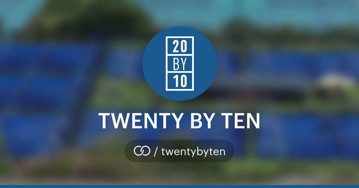 TWENTY BY TEN (/twentybyten) · solo.to