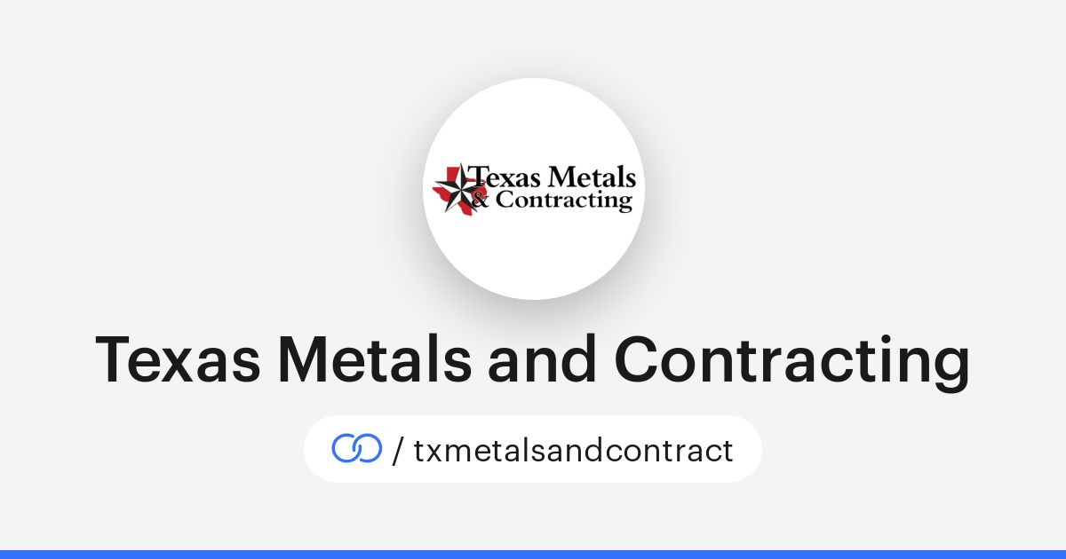 Texas Metals and Contracting (/txmetalsandcontract) · solo.to