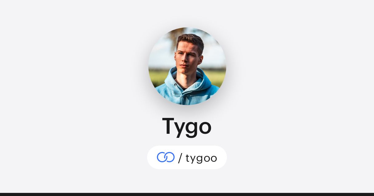 Tygo (/tygoo) · solo.to
