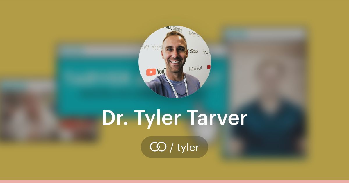 Dr. Tyler Tarver (/tyler) · solo.to