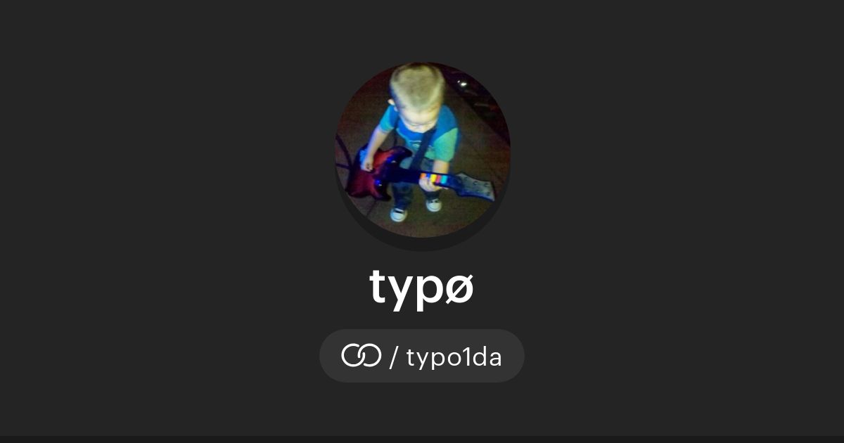 typø (/typo1da) · solo.to