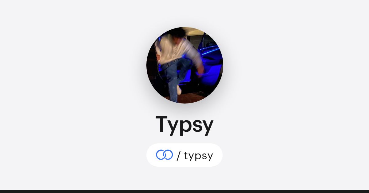 Typsy (/typsy) · solo.to