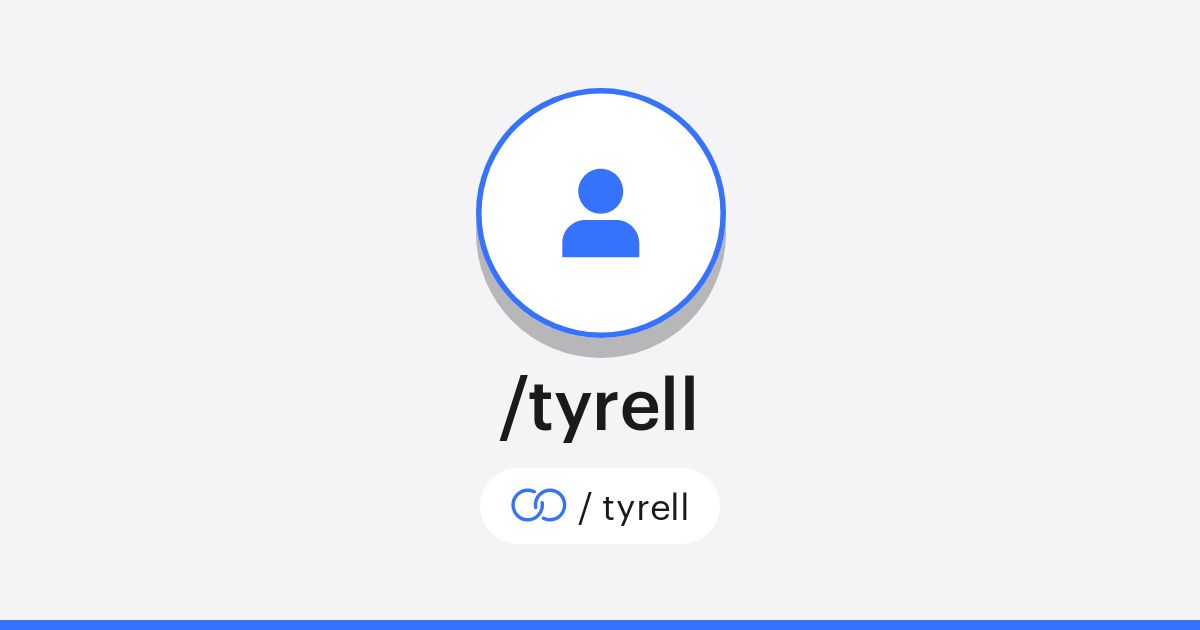 /tyrell · solo.to