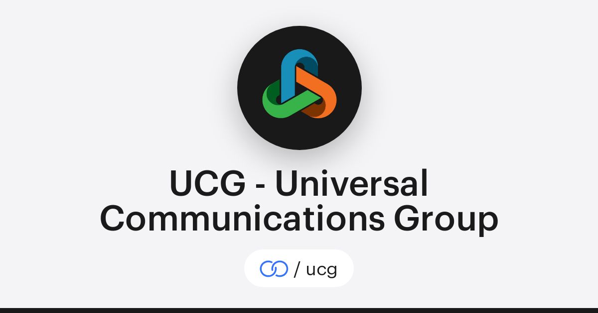 UCG - Universal Communications Group (/ucg) · solo.to