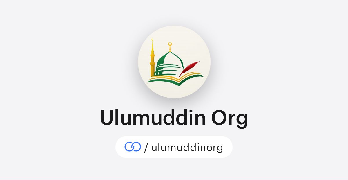 Ulumuddin Org (/ulumuddinorg) · solo.to
