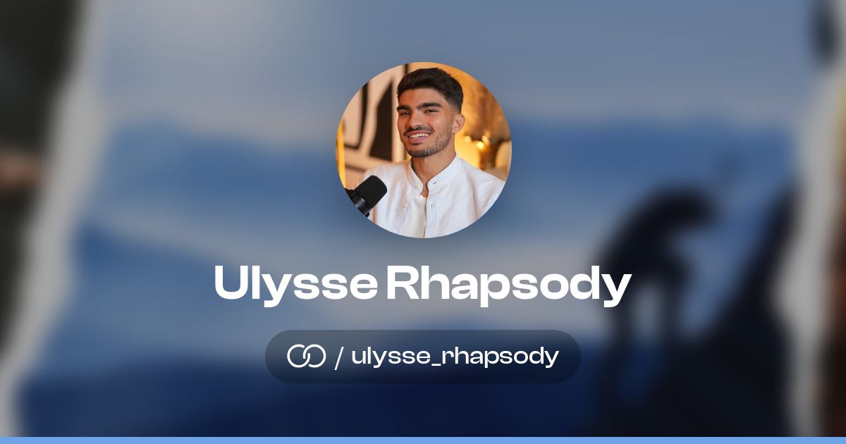 Ulysse Rhapsody (/ulysse_rhapsody) · solo.to