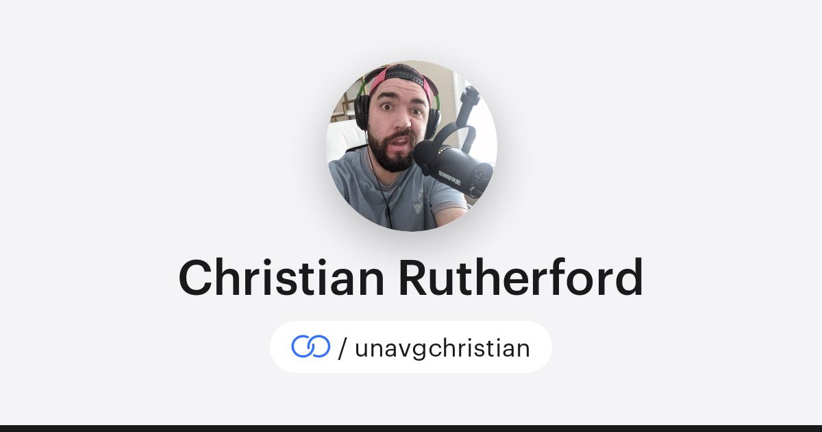 Christian Rutherford (/unavgchristian) · solo.to