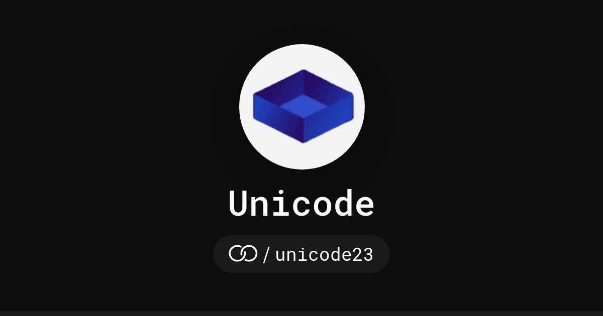 Unicode (/unicode23) · solo.to