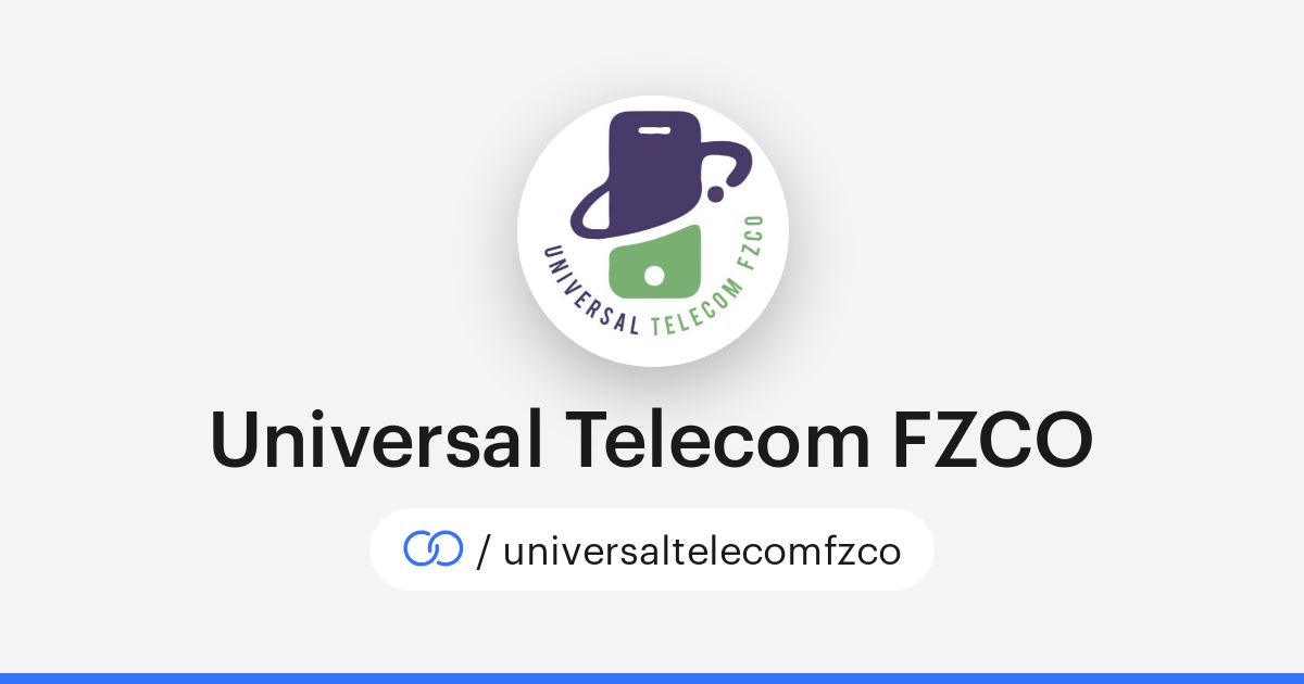 Universal Telecom FZCO (/universaltelecomfzco) · solo.to