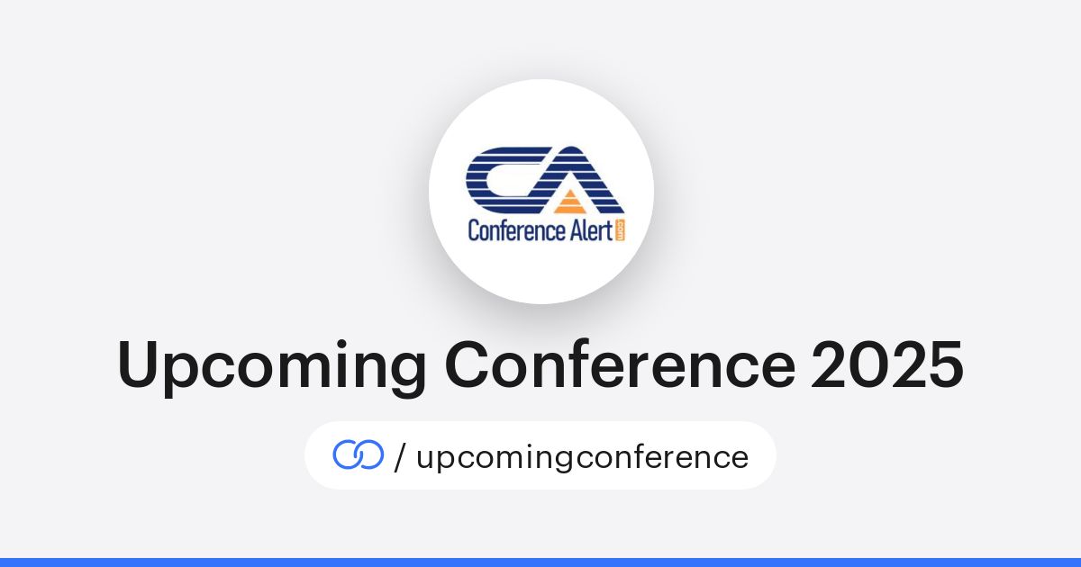 Upcoming Conference 2025 (/upcomingconference) · solo.to