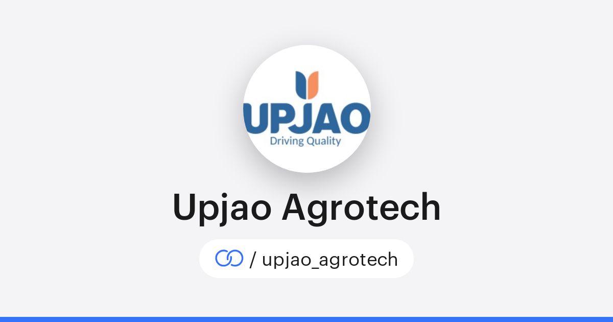Upjao Agrotech (/upjao_agrotech) · solo.to