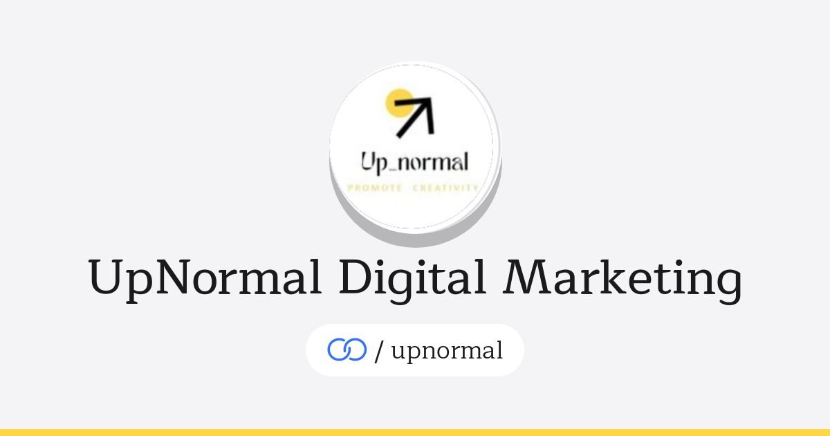 UpNormal Digital Marketing (/upnormal) · solo.to