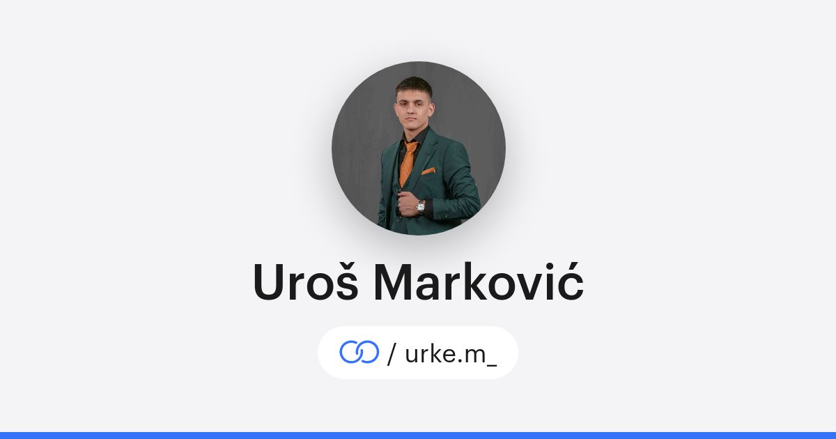Uroš Marković (/urke.m_) · solo.to
