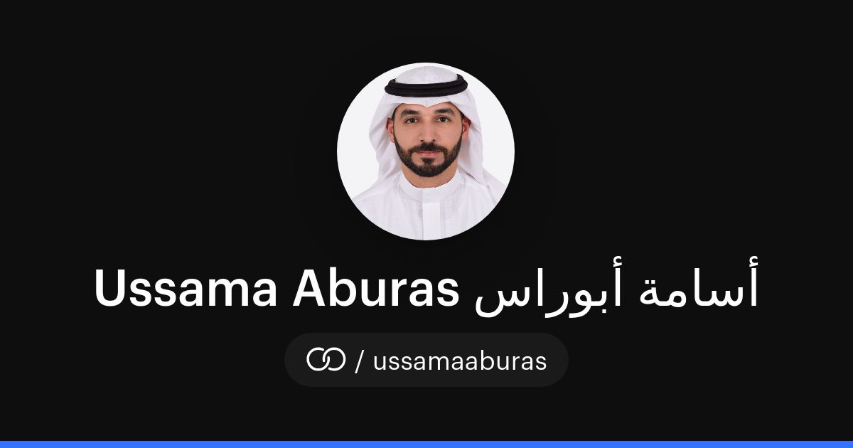 Ussama Aburas أسامة أبوراس (/ussamaaburas) · solo.to
