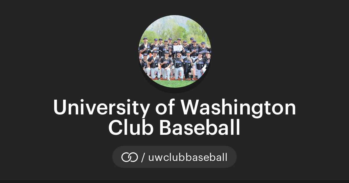 University of Washington Club Baseball (/uwclubbaseball) · solo.to