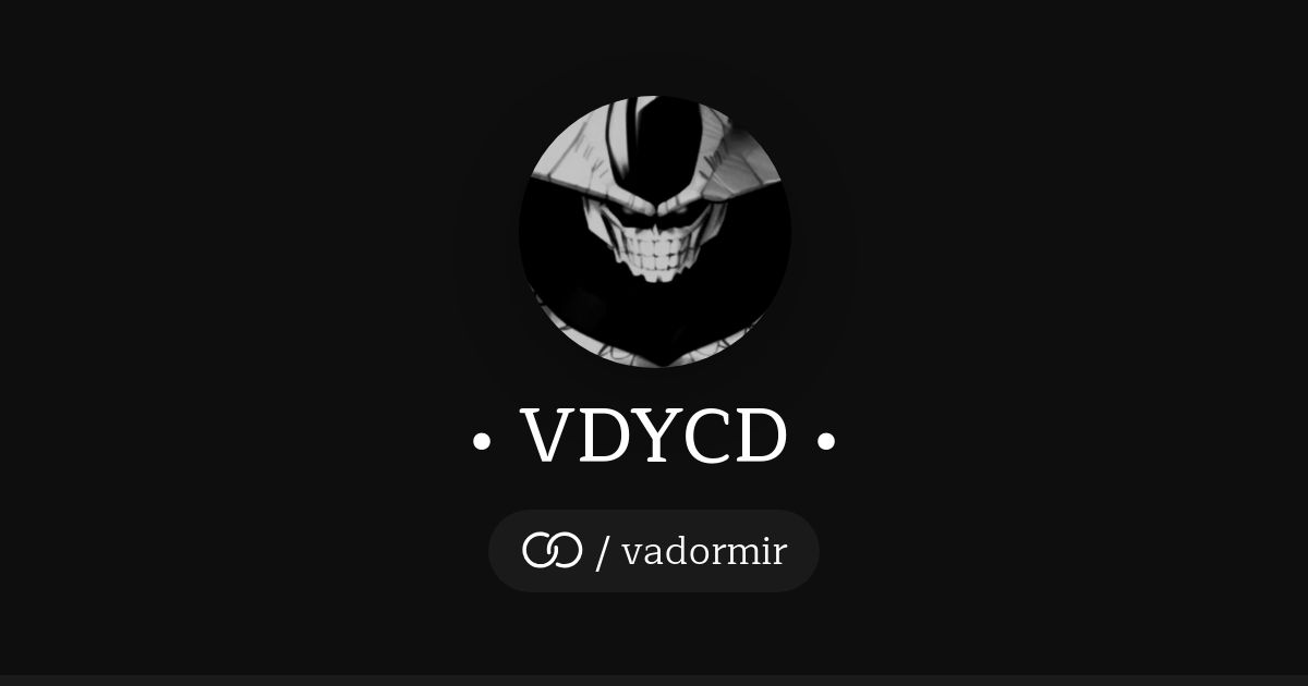 VDYCD • (/vadormir) · solo.to
