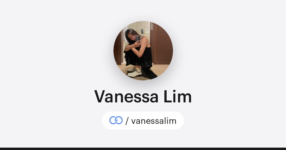 Vanessa Lim (/vanessalim) · solo.to