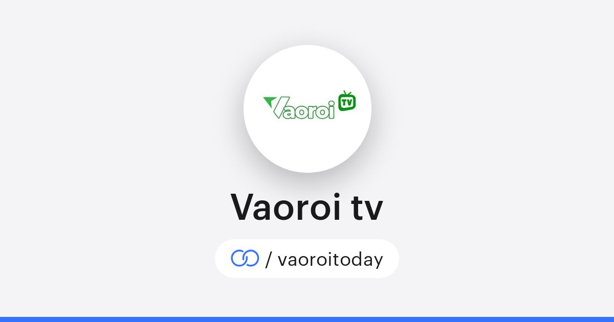 Vaoroi tv (/vaoroitoday) · solo.to