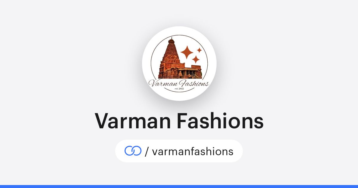 Varman Fashions (/varmanfashions) · solo.to