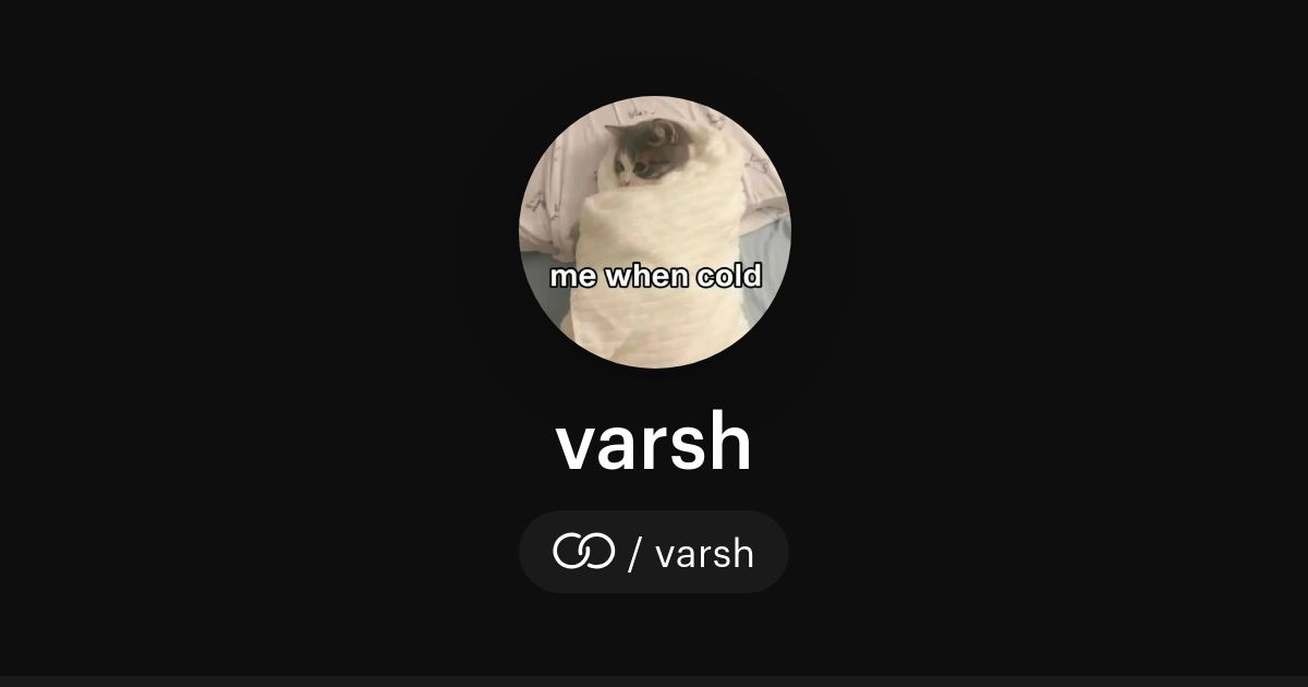 varsh · solo.to