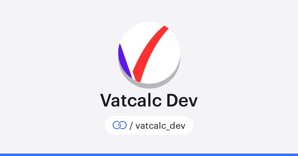 Vatcalc Dev (/vatcalc_dev) · solo.to