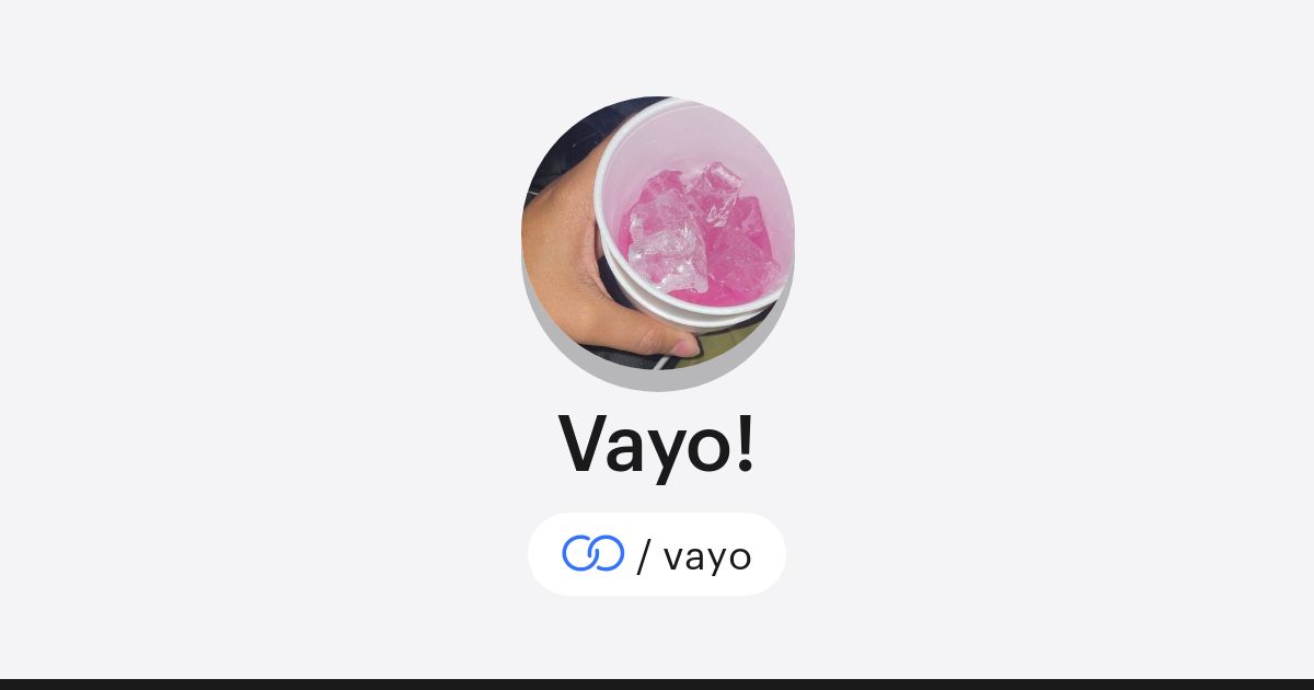 Vayo! (/vayo) · solo.to