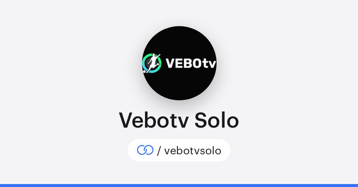 Vebotv Solo (/vebotvsolo) · solo.to