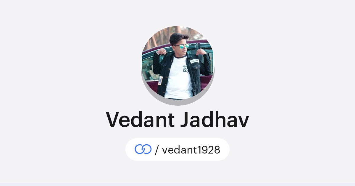Vedant Jadhav (/vedant1928) · solo.to