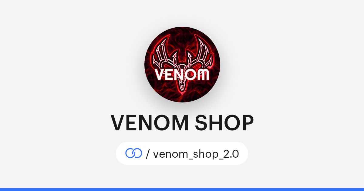 VENOM SHOP (/venom_shop_2.0) · solo.to