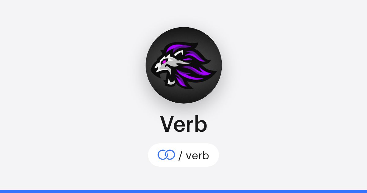 Verb · solo.to