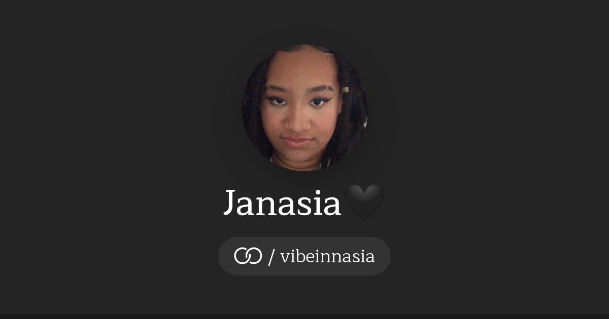 Janasia🖤 (/vibeinnasia) · solo.to