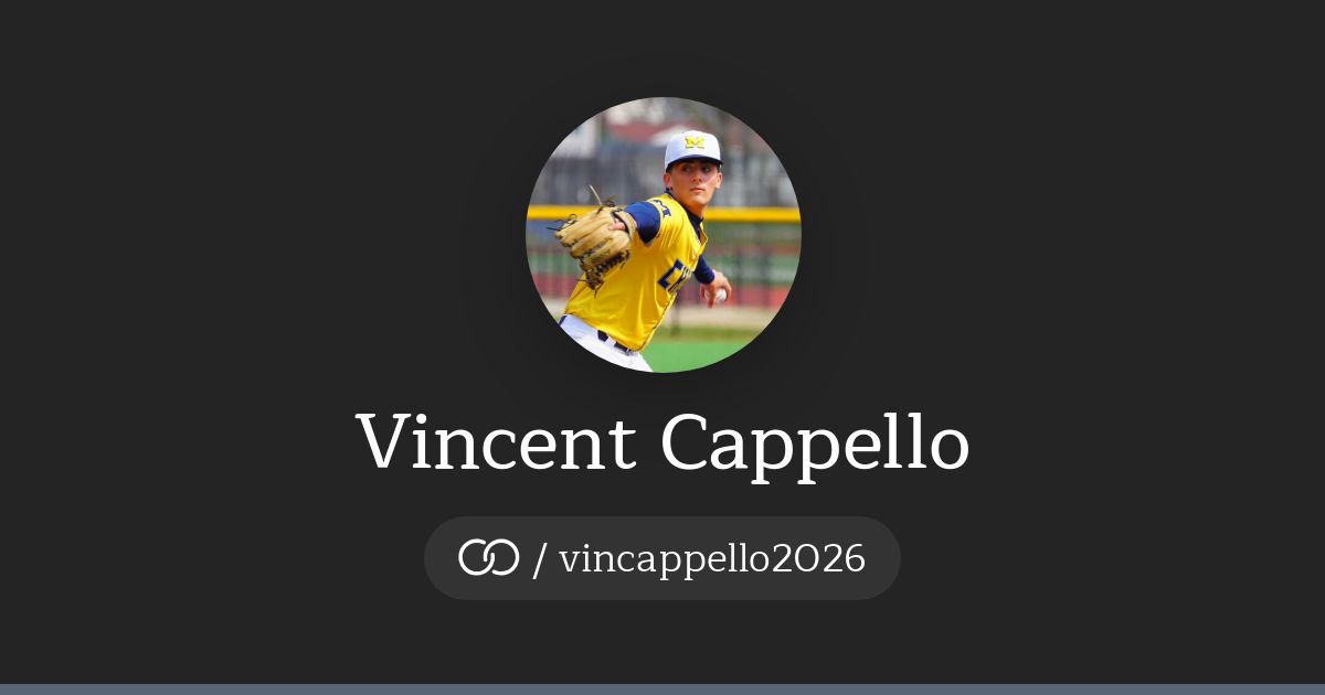 Vincent Cappello (/vincappello2026) · solo.to