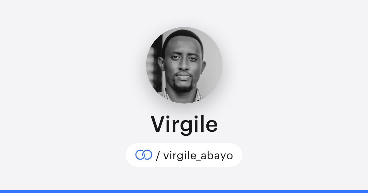 Virgile (/virgile_abayo) · solo.to