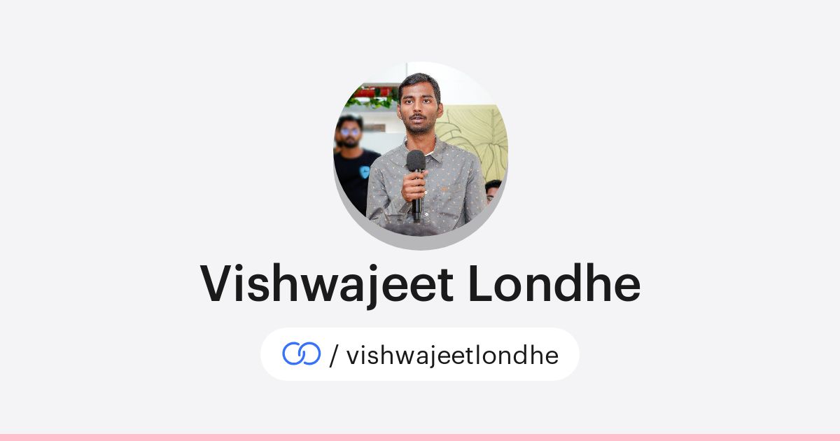 Vishwajeet Londhe (/vishwajeetlondhe) · solo.to