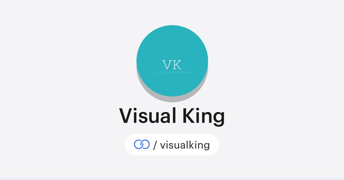 Visual King (/visualking) · solo.to