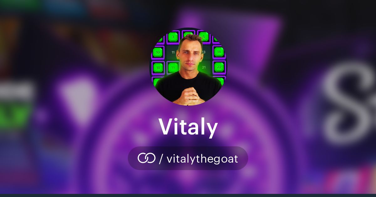 Vitaly (/vitalythegoat) · solo.to