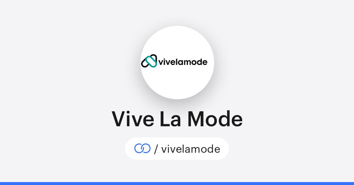 Vive La Mode (/vivelamode) · solo.to