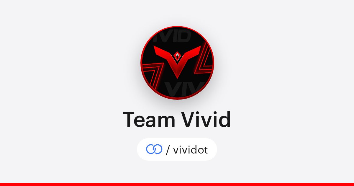 Team Vivid (/vividot) · solo.to