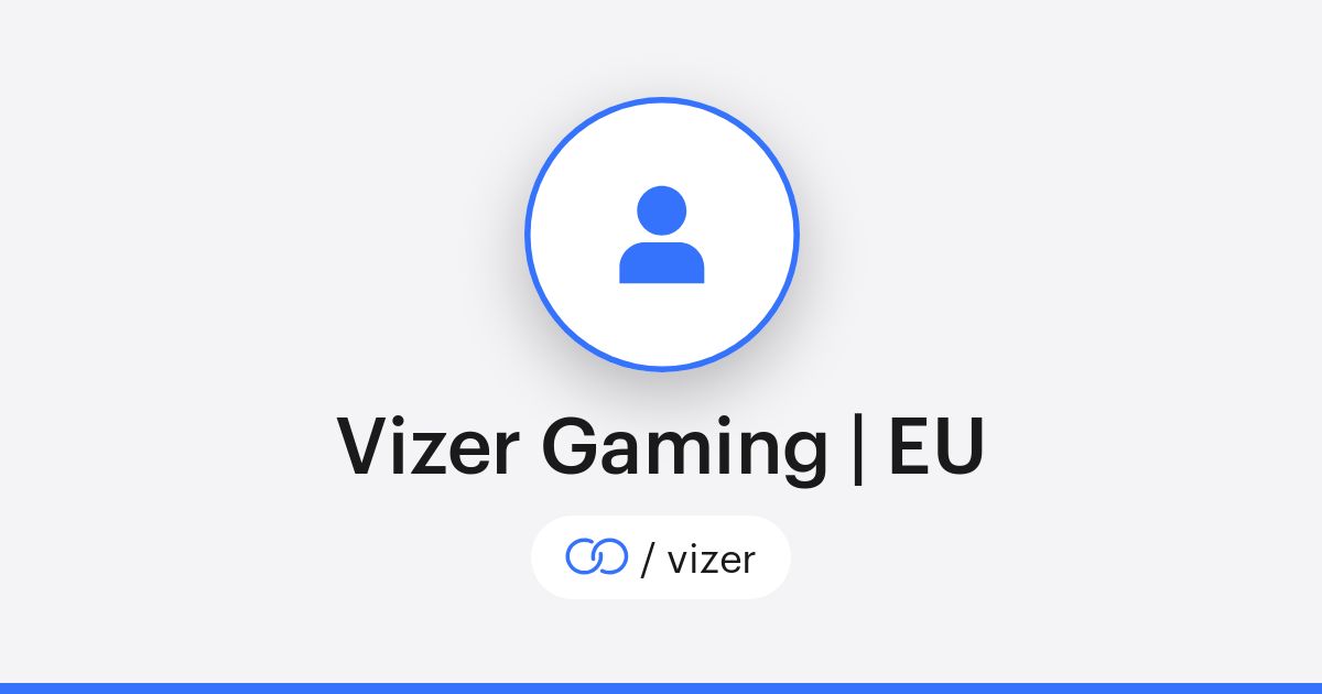 Vizer Gaming | EU (/vizer) · solo.to