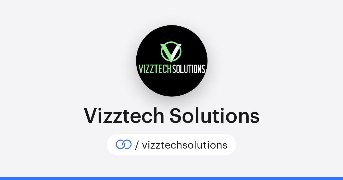 Vizztech Solutions (/vizztechsolutions) · solo.to